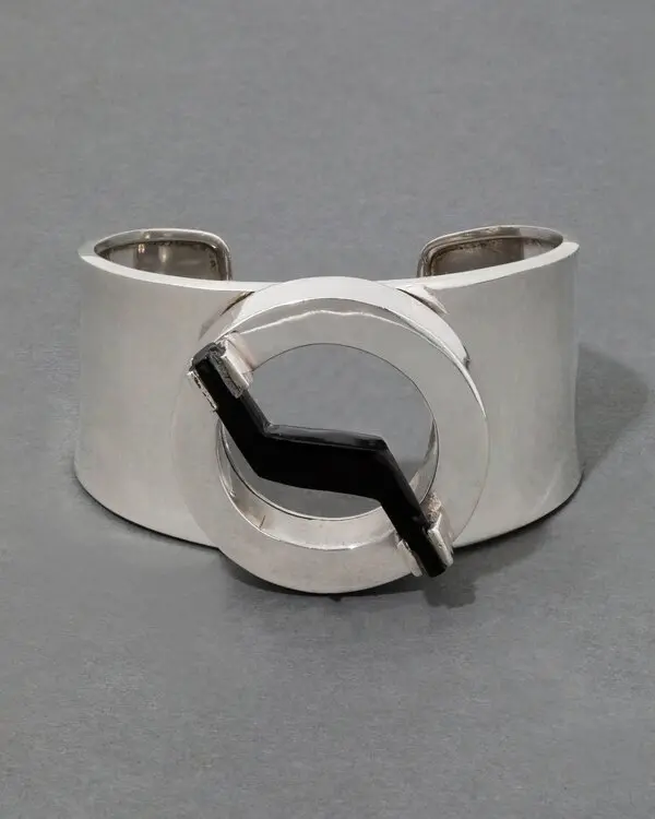 Alexis Bittar Vintage 1980s Geometric Cuff Bracelet