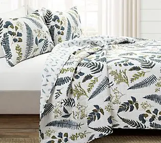 LUSH DECOR Devonia Allover Rev. Oversized Quilt 3pc K L Ush Decor