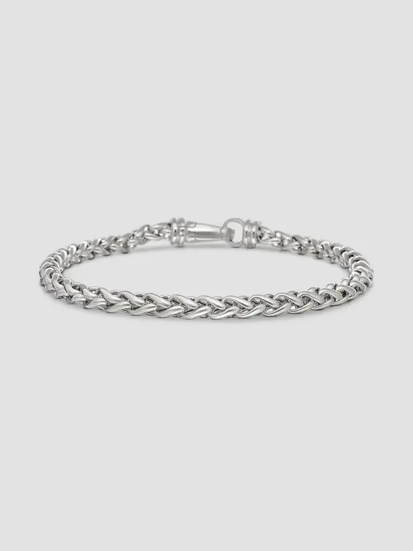 David Yurman Wheat Chain Bracelet In 4mm - Silver