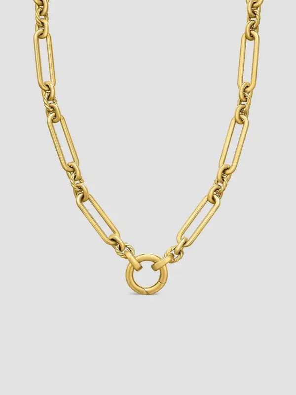 David Yurman Lexington Chain Necklace In 18k Yellow - Gold