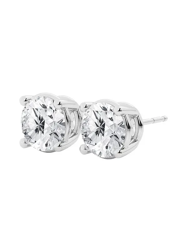 Saks Fifth Avenue Collection 14k Gold & Diamond 4-prong Stud Earrings/0-8.00 Tcw