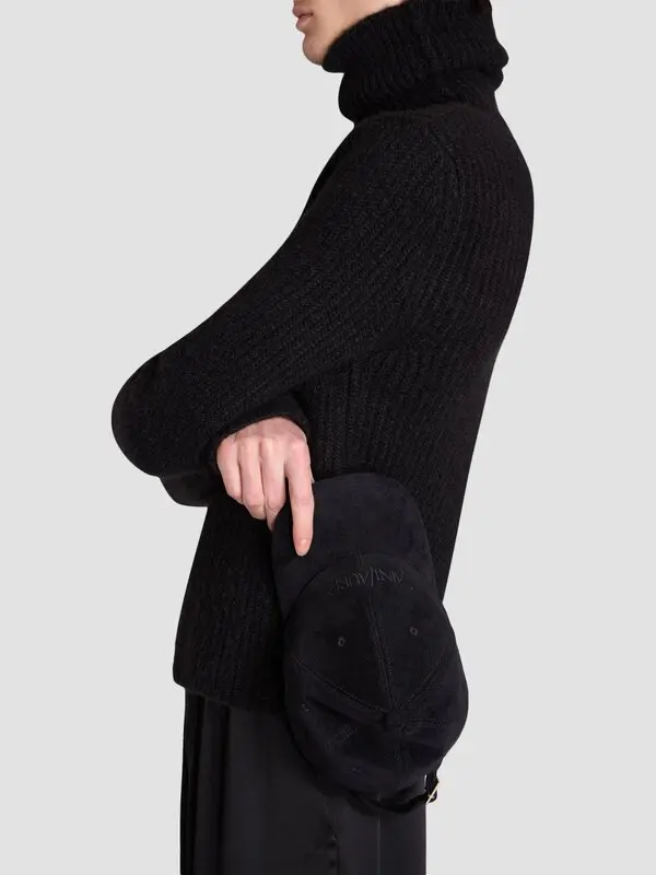 Saint Laurent Vintage Baseball Cap In Corduroy