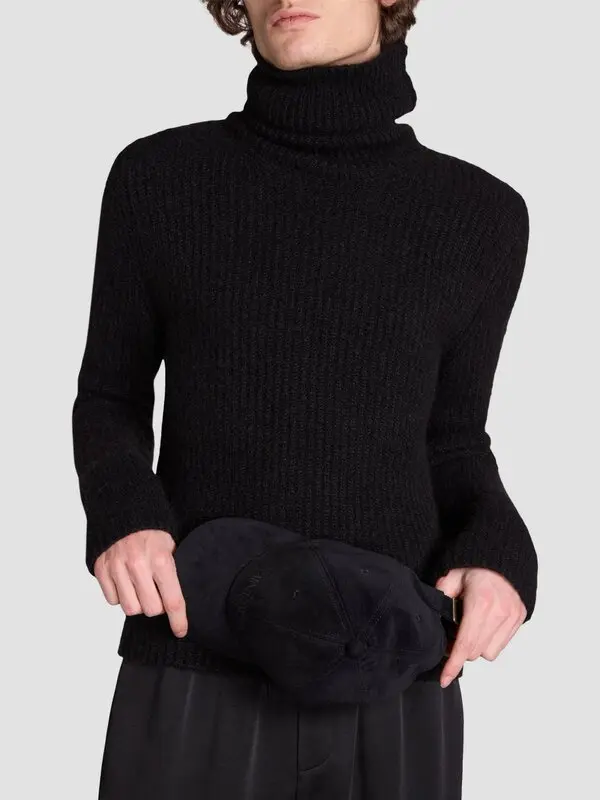 Saint Laurent Vintage Baseball Cap In Corduroy