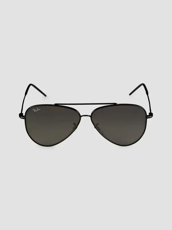 Ray-ban Rbr0101s 59mm Inverted Aviator Sunglasses - Black