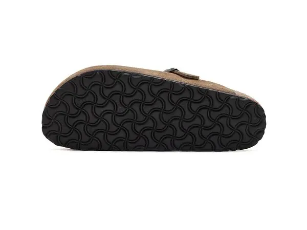 BIRKENSTOCK Boston Suede Clogs - Brown