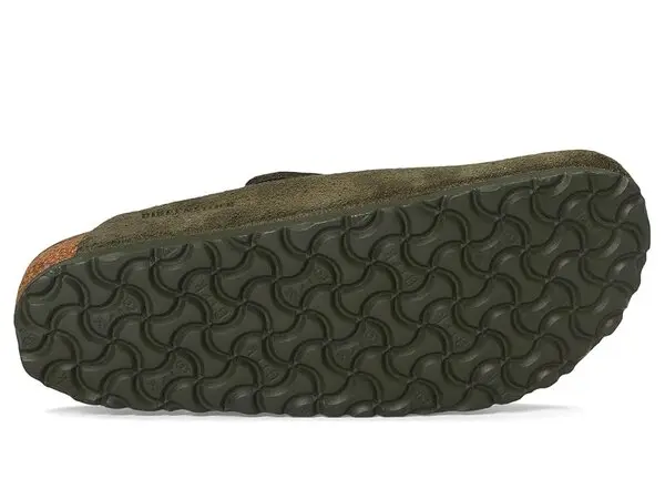 BIRKENSTOCK Boston Suede Clog Shoes - Green