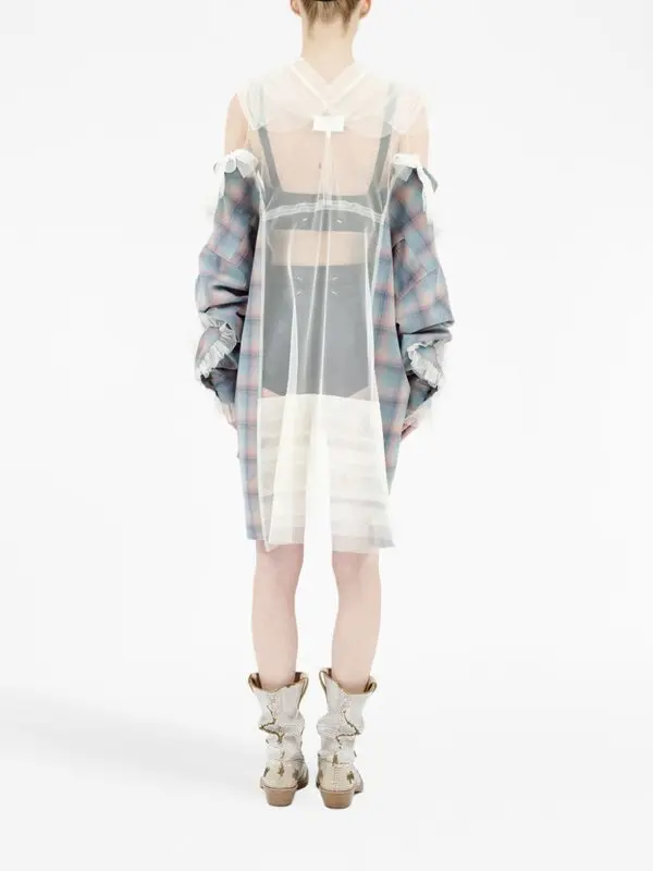 MAISON MARGIELA X Pendleton Wool Tulle Shirt