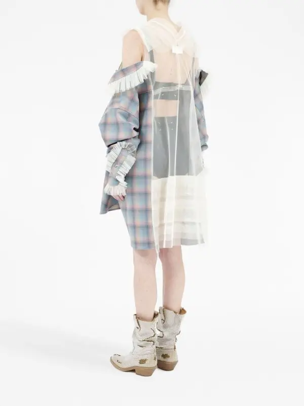 MAISON MARGIELA X Pendleton Wool Tulle Shirt