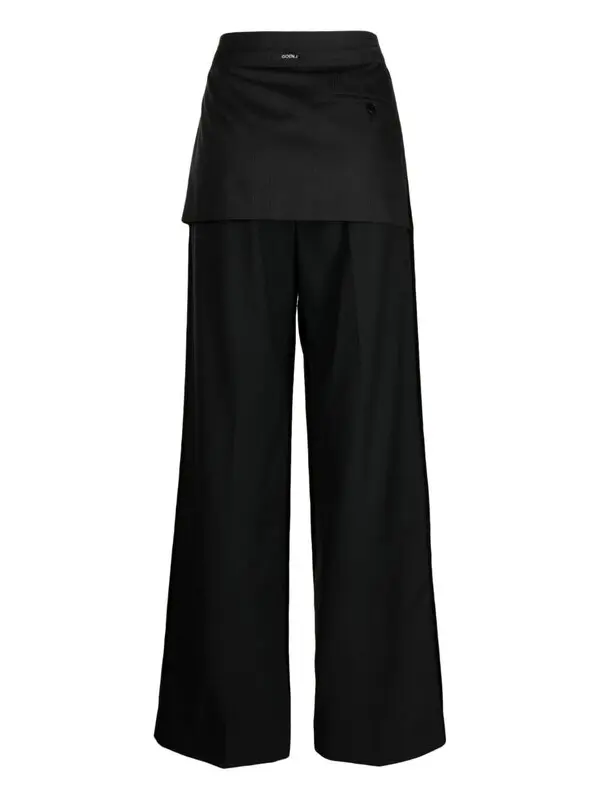 Goen.j Inside-out Straight-leg Trousers