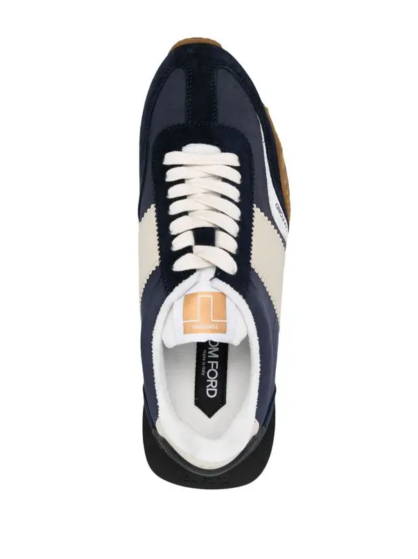 TOM FORD James Panelled Sneakers - Blue
