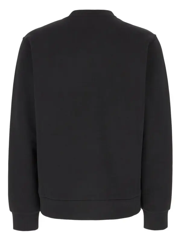 Dolce & Gabbana Embroidered Jersey Sweatshirt - Black