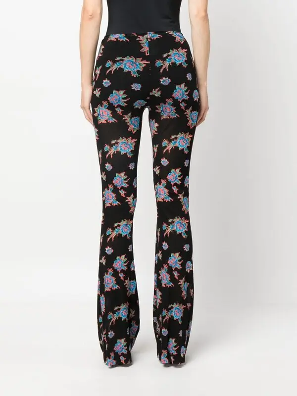 Philosophy Di Lorenzo Serafini Floral-print Flared Leggings