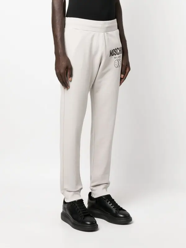 Moschino Smiley-print Logo Track Trousers