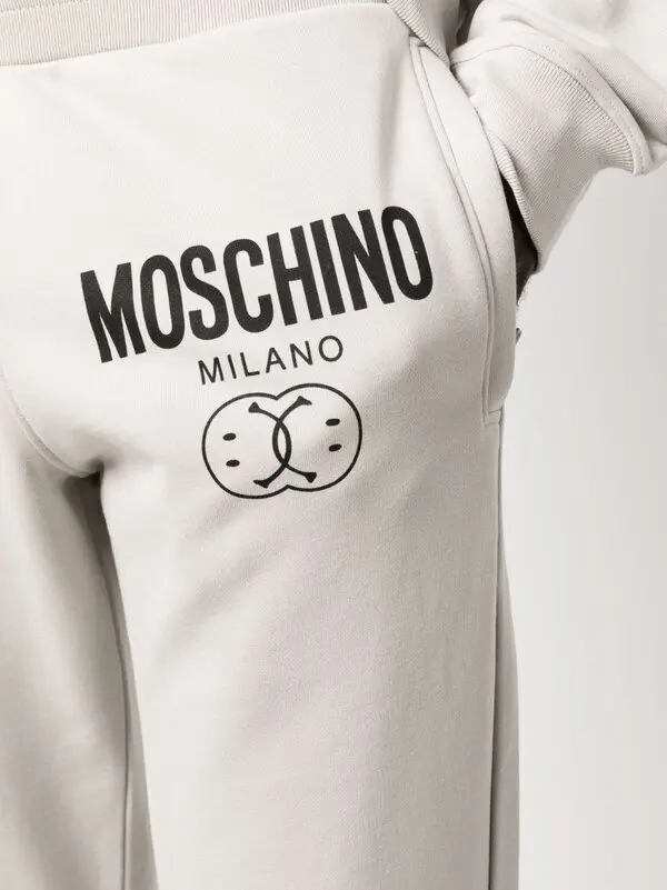 Moschino Smiley-print Logo Track Trousers