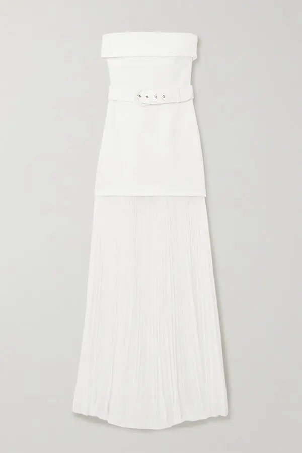 Rebecca Vallance Cyndi Strapless Gown - Ivory