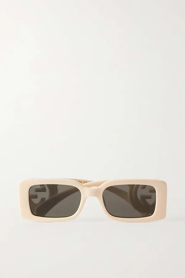 Gucci Gg Chaise Lounge Square-Frame Acetate Sunglasses  display picture 3