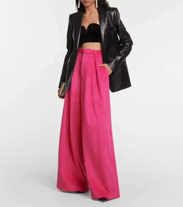Giuseppe Di Morabito High-rise Wide-leg Pants