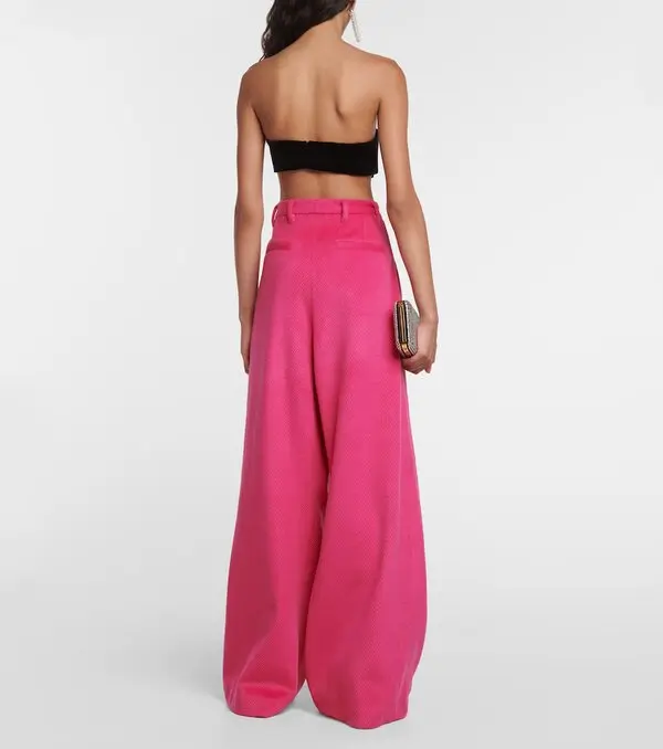 Giuseppe Di Morabito High-rise Wide-leg Pants