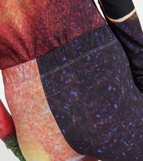 MAISON MARGIELA Printed Flared Leggings - Multicoloured