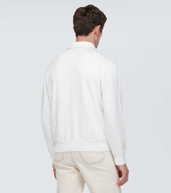WINNIE N.Y.C Cotton Polo Sweater