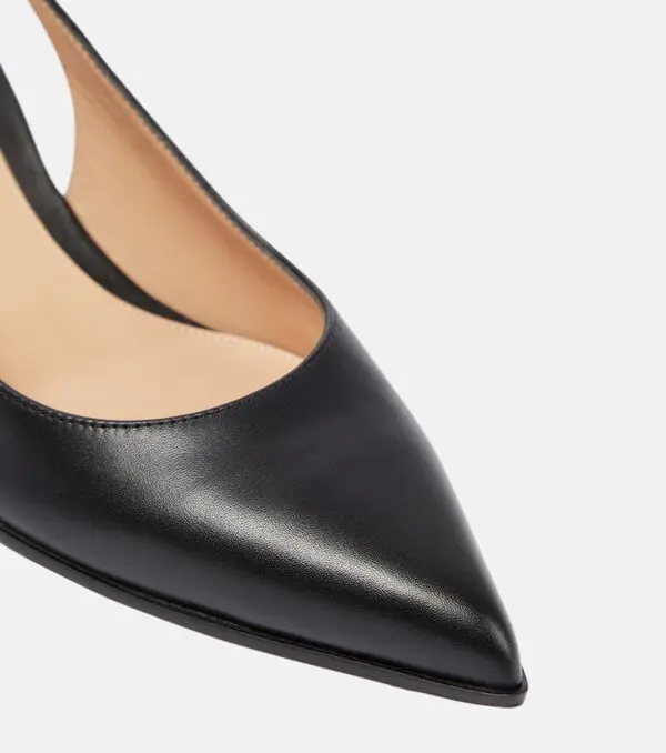 GIANVITO ROSSI Leather Slingback Pumps