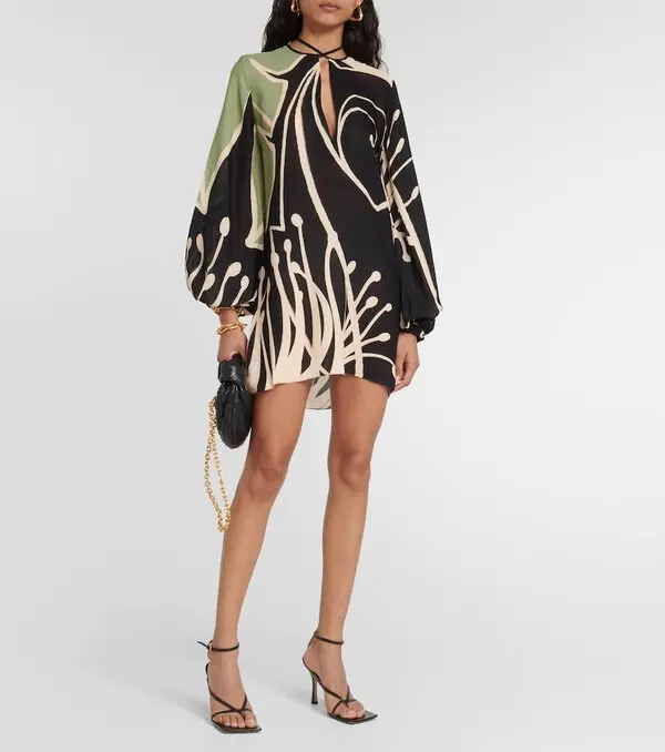 Johanna Ortiz Printed Silk Georgette Blouse