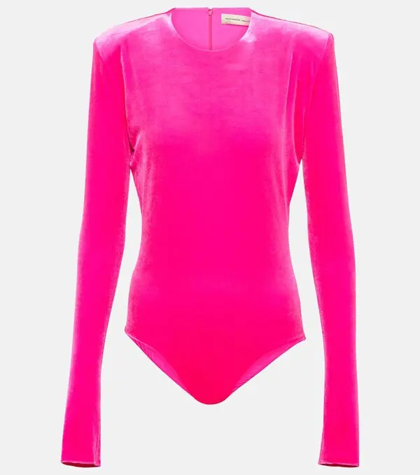 Alexandre Vauthier Velvet Bodysuit