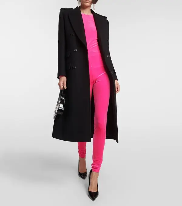 Alexandre Vauthier Velvet Bodysuit