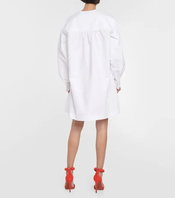 Alaïa Cotton Poplin Mini Dress