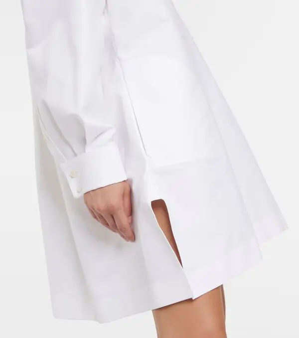 Alaïa Cotton Poplin Mini Dress