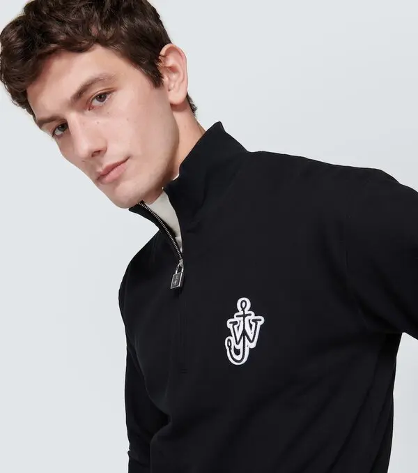 JW Anderson Half-zip Wool Sweatshirt