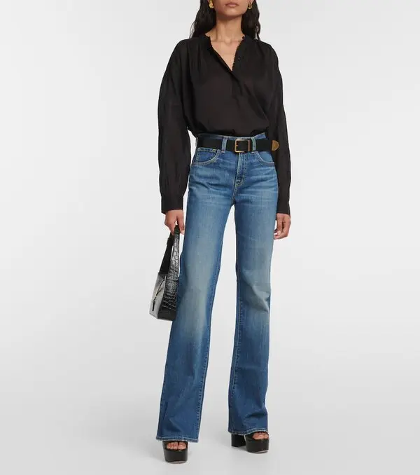 NILI LOTAN Celia Flared Jeans