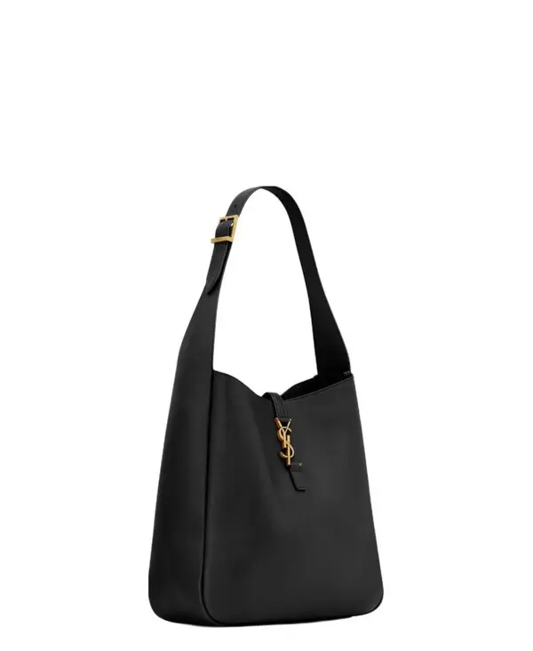 Saint Laurent Le 5 A 7 Shoulder Bag - Black/silver