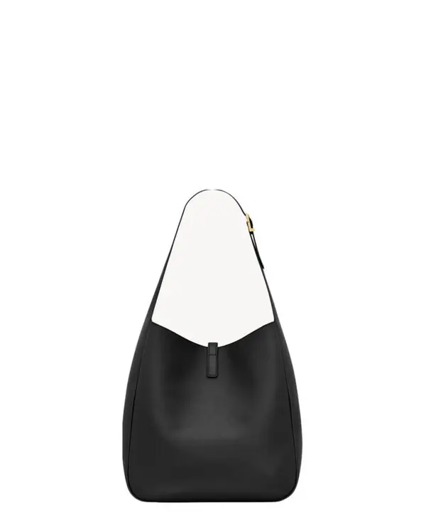 Saint Laurent Le 5 A 7 Shoulder Bag - Black/silver