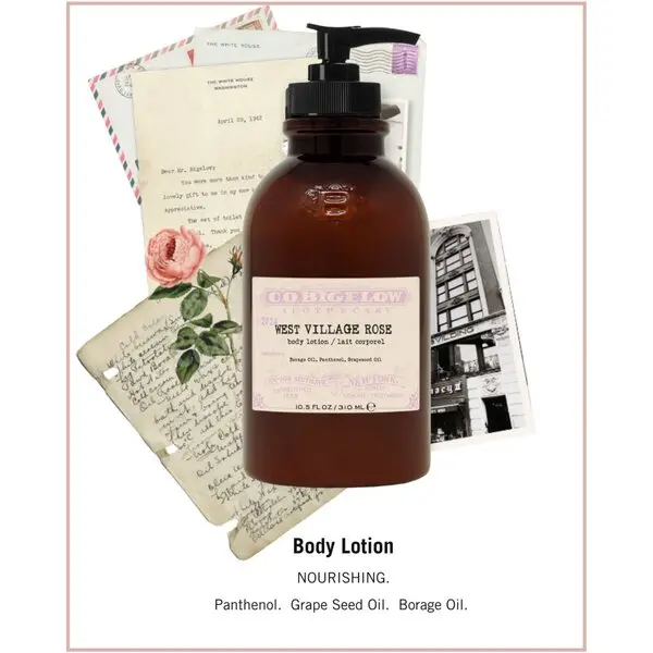 C.O. BIGELOW C. O. Bigelow West Village Rose Body Lotion