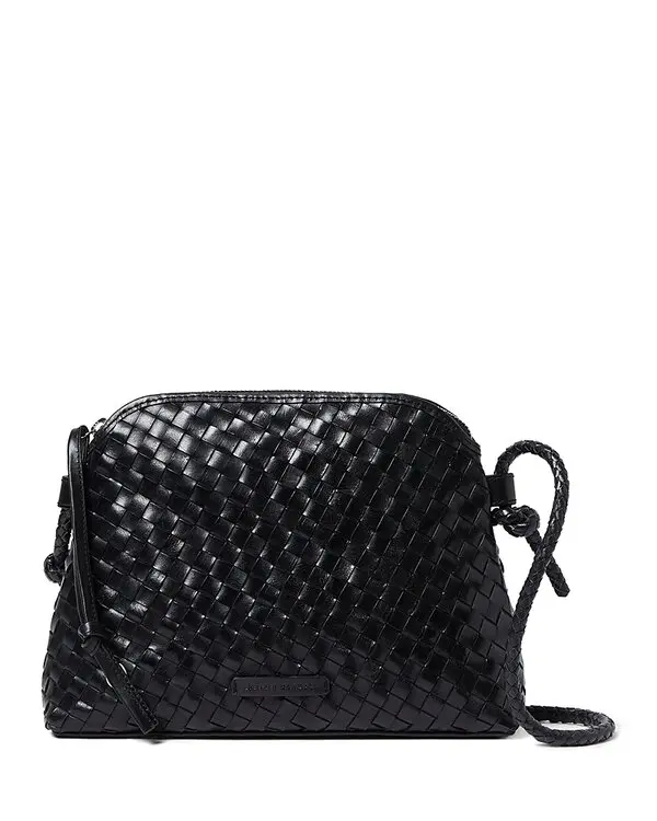 LOEFFLER RANDALL Mallory Woven Crossbody - Black