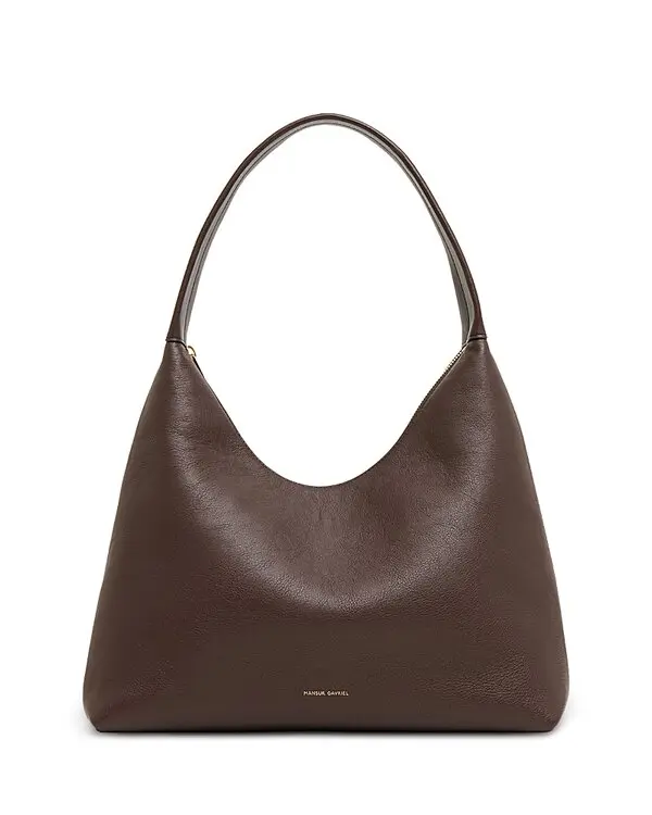 MANSUR GAVRIEL Candy Medium Leather Hobo Bag - Chocolate