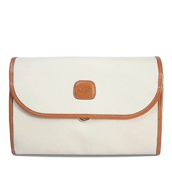 Bric'S Firenze Tri-fold Toiletry Kit - Cream