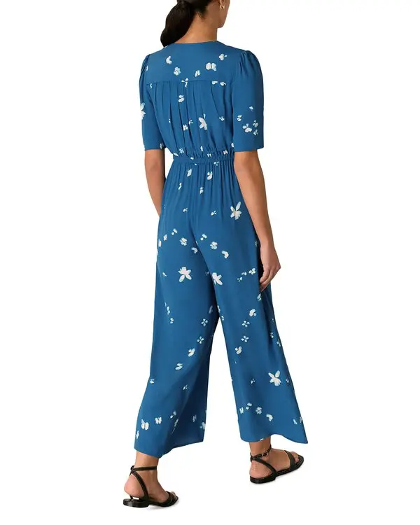 Elemis Floral Jumpsuit - Blue Multi