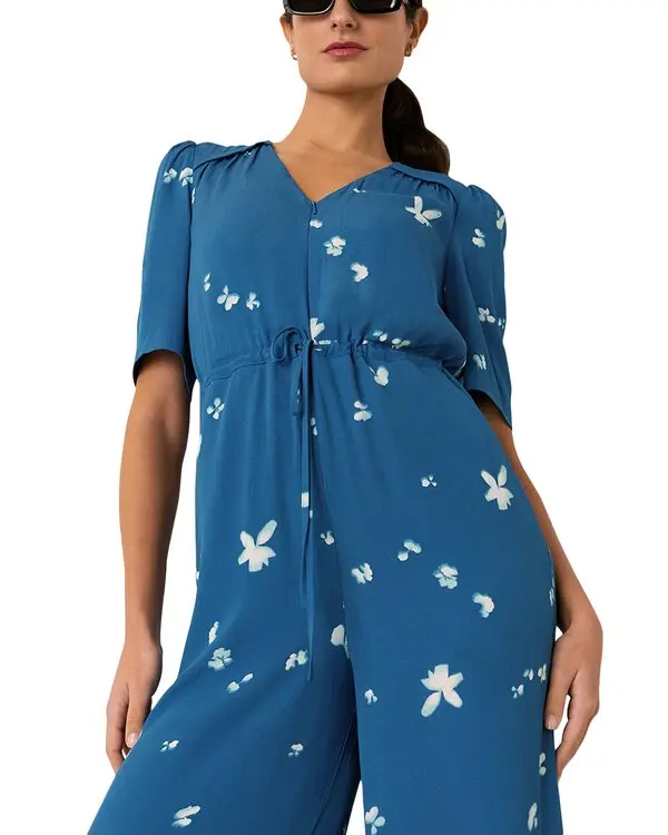 Elemis Floral Jumpsuit - Blue Multi