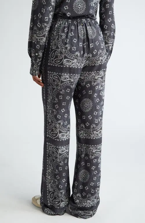 GOLDEN GOOSE Paisley Print Pants