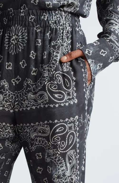GOLDEN GOOSE Paisley Print Pants