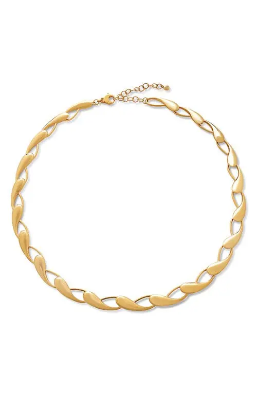 Monica Vinader Nura Choker Necklace - 18ct Gold Vermeil/ster Silver