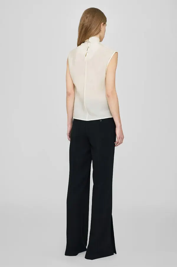 ANINE BING Ianna Sleeveless Turtleneck Top