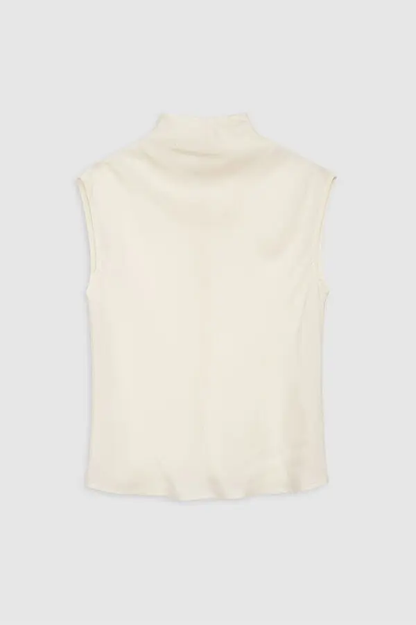 ANINE BING Ianna Sleeveless Turtleneck Top