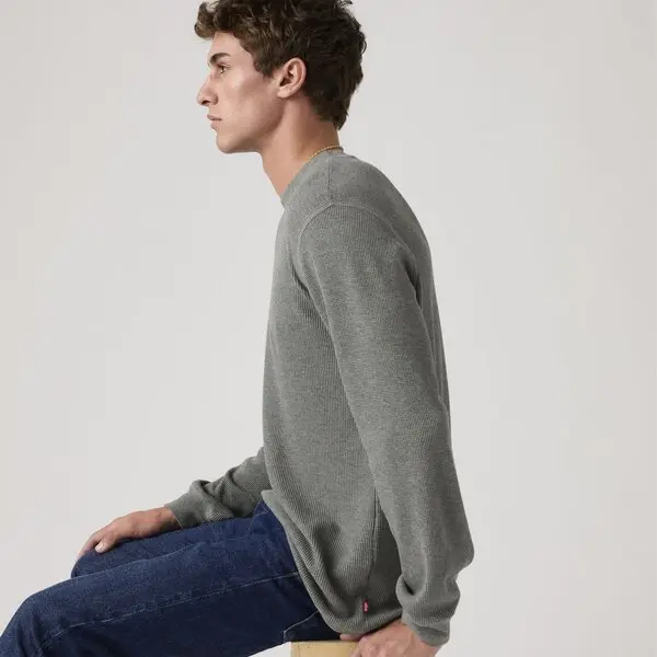 LEVI'S Standard Long-sleeve Thermal - Chisel Grey Heather