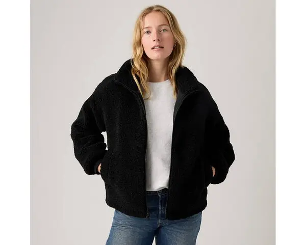 LEVI'S Teddy Sherpa Jacket - Black