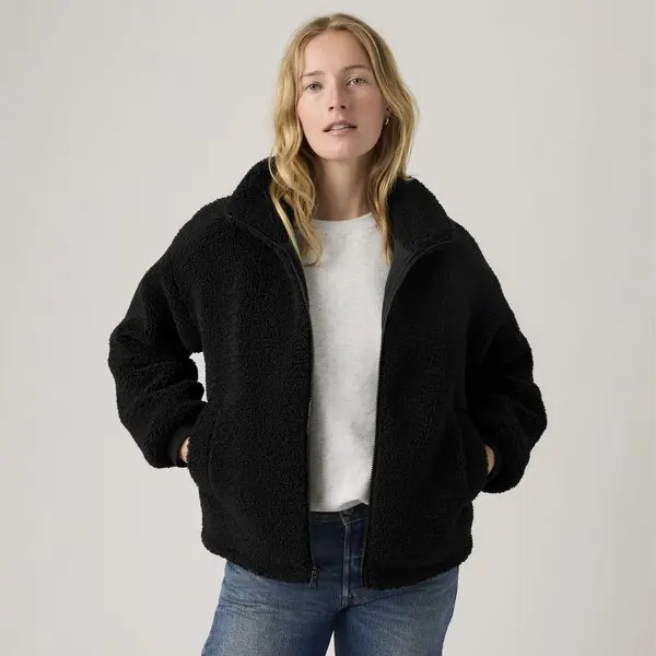 LEVI'S Teddy Sherpa Jacket - Black