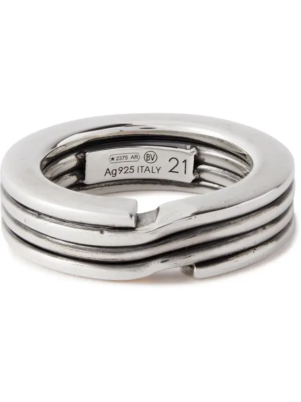 Bottega Veneta Key Chain Sterling Ring
