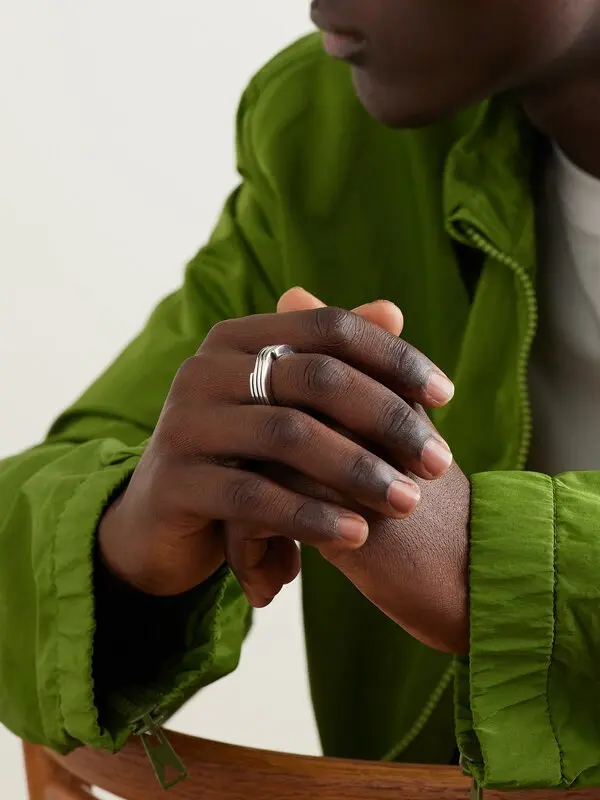 Bottega Veneta Key Chain Sterling Ring